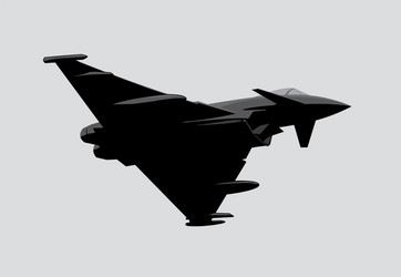 Eurofighter typhoon modern multirole fighter Vector Image