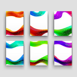 Minimal curve liquid spark wave background Vector Image