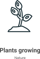 Growing Sprout Outline Vector Images (over 4,900)