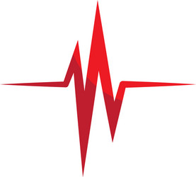 Pulse symbol icon Royalty Free Vector Image - VectorStock