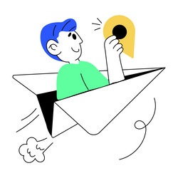 Send location Royalty Free Vector Image - VectorStock