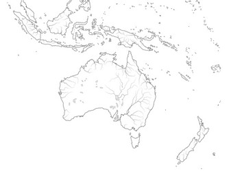 Blank Maps Of Oceania