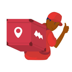 Red Delivery Man Vector Images (over 2,500)