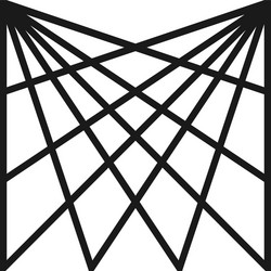 3d laser scanning logo design - technology scan Vector Image