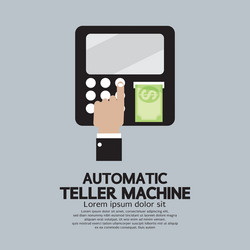 Atm machine Royalty Free Vector Image - VectorStock
