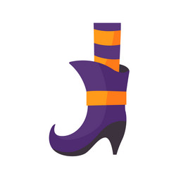 Witch shoes magic little wizards costume Vector Image