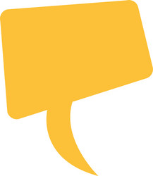 Silhouette square dialog box design Royalty Free Vector