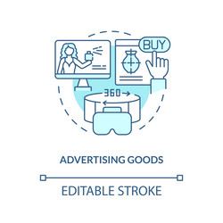 Vr based learning turquoise concept icon Vector Image