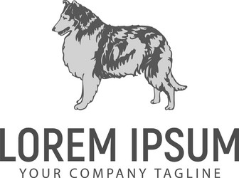 Dog logo design Royalty Free Vector Image - VectorStock