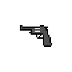 Minecraft Pistol Pixel Art