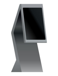 Self order kiosk interactive board Royalty Free Vector Image