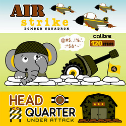 Elephant Attack Vector Images (over 110)