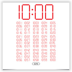 10 Am Clock Vector Images (60)