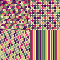 Retro seamless pattern Royalty Free Vector Image
