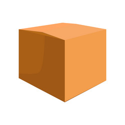 Closed box for pizza cartoon Royalty Free Vector Image