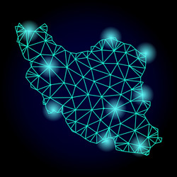 Iran Map Geometric Vector Images (over 100)