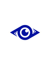 Private eye icon trendy flat eye i Royalty Free Vector Image