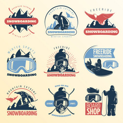 Snowboard 1 Royalty Free Vector Image - VectorStock