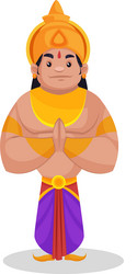 Bhima cartoon character Royalty Free Vector Image