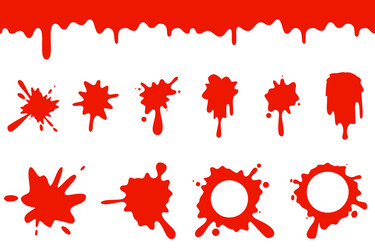 Blood Spill Vector Images (over 600)