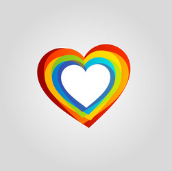 Modern heart background Royalty Free Vector Image