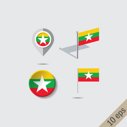 Map Myanmar Isometric Vector Images (75)