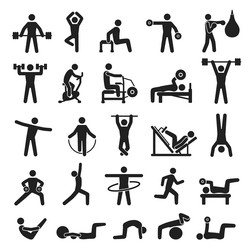 Sport icon set Royalty Free Vector Image - VectorStock
