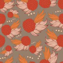 Seamless abstract pattern with repeating Vector Image