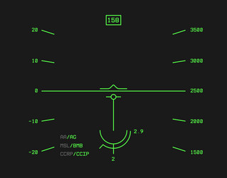 Airplane Hud Vector Images (over 100)