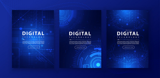 Poster brochure cover banner presentation layout Vector Image