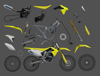 Motorcycle Engine Parts Vector Images (over 2,600)