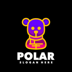 Polar gradient colorful Royalty Free Vector Image