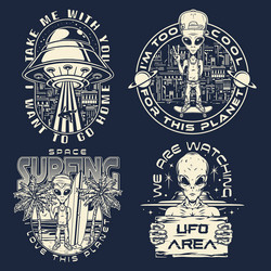 Alien Surf Vector Images (73)