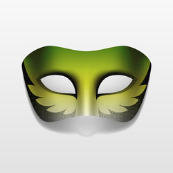 Silver shining carnival mask Royalty Free Vector Image