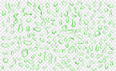 Water font liquid drop letters Royalty Free Vector Image