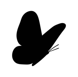 Side Butterfly Silhouette Vector Images (over 290)