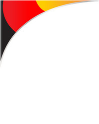 Federal republic germany waving flag banner Vector Image