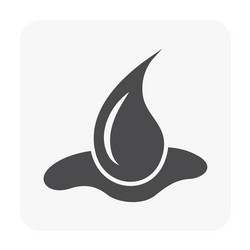 Oil icon on white background Royalty Free Vector Image