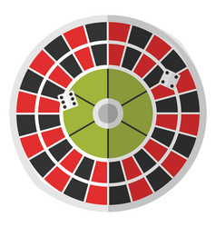 American roulette wheel Royalty Free Vector Image