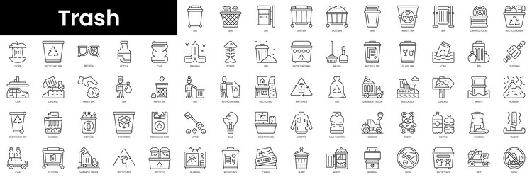 Trash Outline Vector Images (over 30,000)