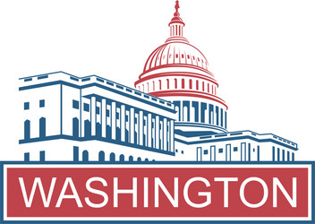 United States Capitol Building Royalty Free Vector Image