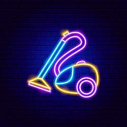 Handheld modern vacuum cleaner poster template Vector Image