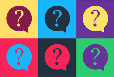 Pop art envelope with question mark icon isolated Vector Image