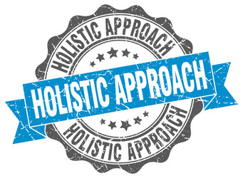 Holistic approach stamp sign seal Royalty Free Vector Image