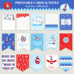 Nautical card Royalty Free Vector Image - VectorStock