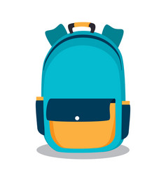 School bag backpack icon Royalty Free Vector Image