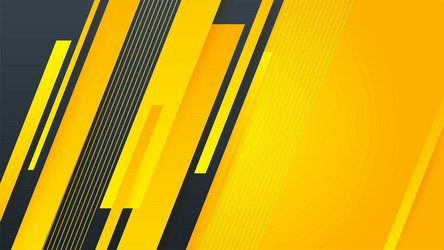 Abstract yellow background with paper layers Vector Image