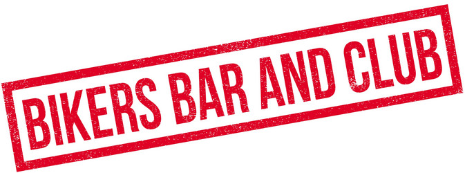 Bikers bar and club rubber stamp Royalty Free Vector Image