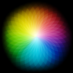 Rgb color wheel spectrum selector picker Vector Image