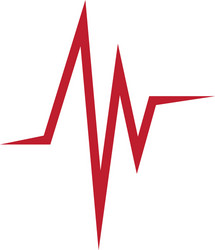 Pulse symbol icon Royalty Free Vector Image - VectorStock